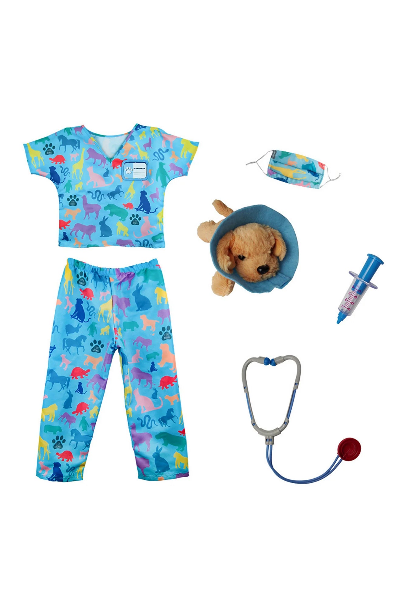 Kid's Dress Up Veterinarian Scrubs with Accessories – Persnickety Shop
