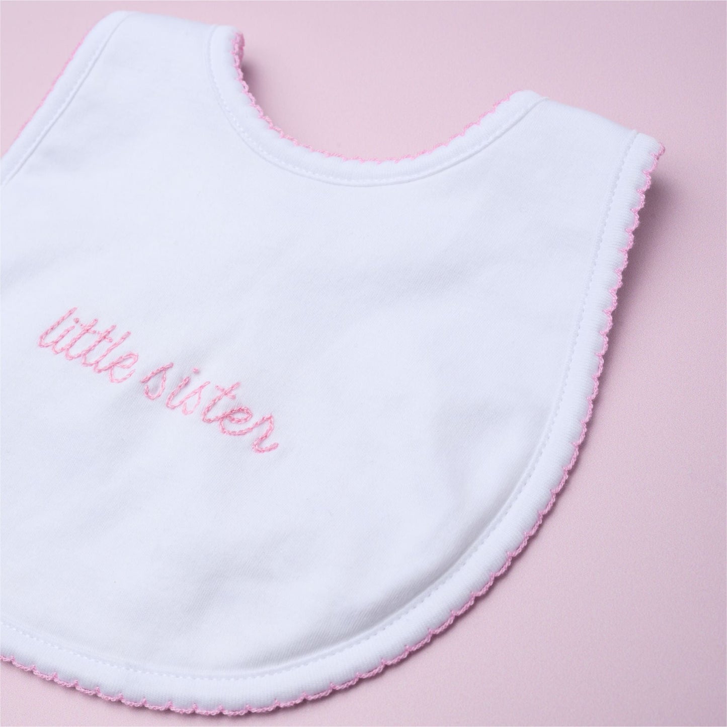 Magnolia Baby | Little Sister Embroidered Bib – Persnickety Shop