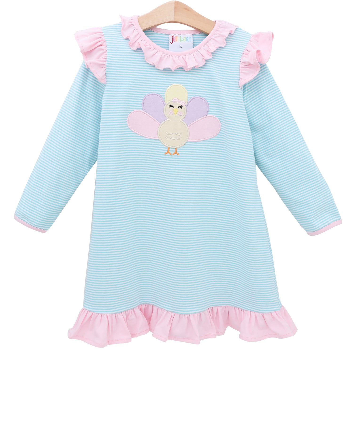 PRE-ORDER | Pastel Turkey Flutter Dress – Persnickety Shop